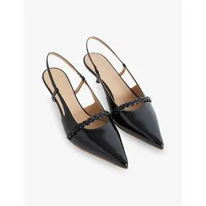 JOSEPH Anisa Leather Courts - Black