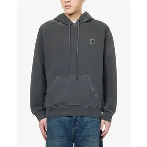 Carhartt Work In Progress Nelson Hooded Cotton-jersey Sweatshirt - Black
