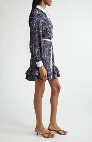 Cinq À Sept Malvia Floral Shirtdress