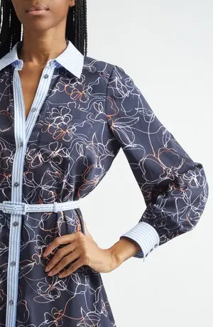 Cinq À Sept Malvia Floral Shirtdress