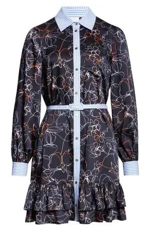 Cinq À Sept Malvia Floral Shirtdress