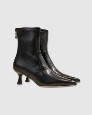 MI/MAI Louise Pointed Toe Low Heel Ankle Boot