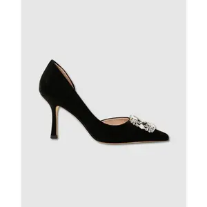 MI/MAI Astoria Leather Pumps Diane Perreau - Black