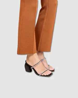 MI/MAI Tilda Crystal High Mule Sandal