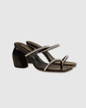 MI/MAI Tilda Crystal High Mule Sandal