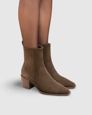 MI/MAI Jane Ii Suede Ankle Boots