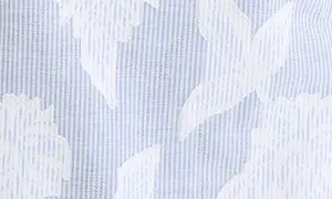 NIC+ZOE Sky Stripe Jacquard Popover Top