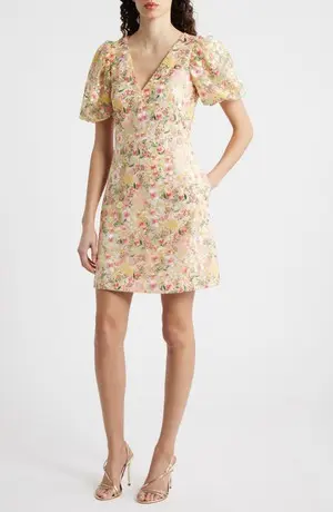Blush Yellow Mini Dresses