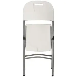 ELAMA 4 Piece Stackable Folding Chair Set For Indoor And Outdoor