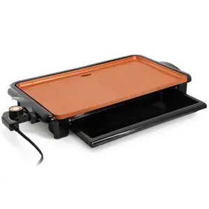 MEGACHEF 18.89 Inch Electric Grill And Griddle