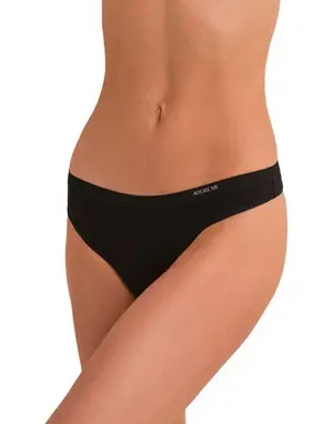 ADORE ME Ezra Thong Panties Black