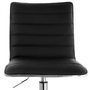 ELAMA Faux Leather Adjustable Rolling Office Chair