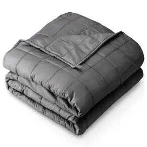 BARE HOME Cotton Weighted Blanket - Grey