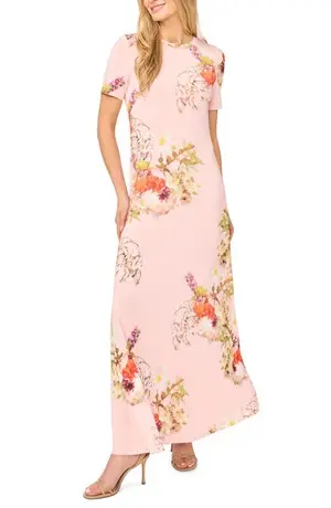 Ted Baker London Floral T-shirt Maxi Dress