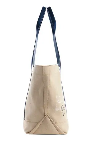 Givenchy Large Canvas And Leather Tote - Beige/blue