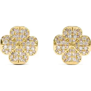 KATE SPADE NEW YORK Pavé Flower Stud Earrings
