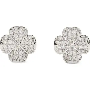 KATE SPADE NEW YORK Pavé Flower Stud Earrings