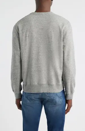 Ag Blake Cotton French Terry Crewneck Sweatshirt