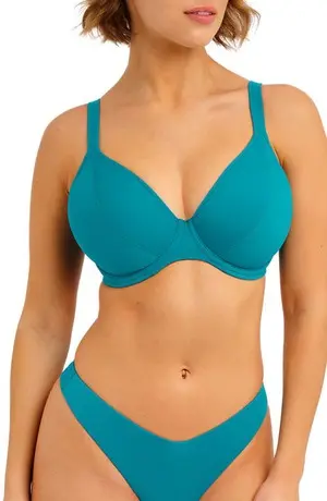 Freya Jewel Cover Underwire Bikini Top - Plain Moonstone