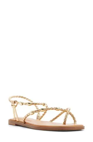 Aldo Loucinda Ankle Strap Sandal - Champagne