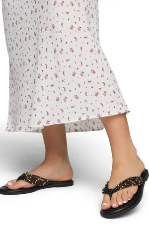 Aldo Studded Flip Flops