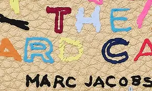 Marc Jacobs The Punk Scribble Card Case