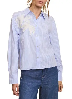Mint Velvet Cropped Shirts For Women