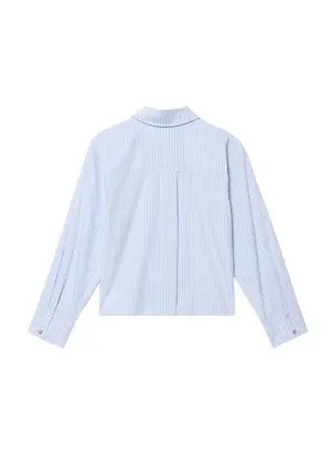 Mint Velvet Stripe Embroidered Shirt