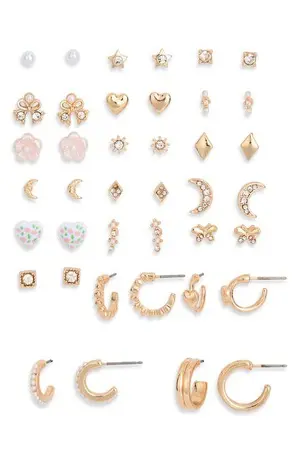 Bp. Set Of 20 Assorted Earrings