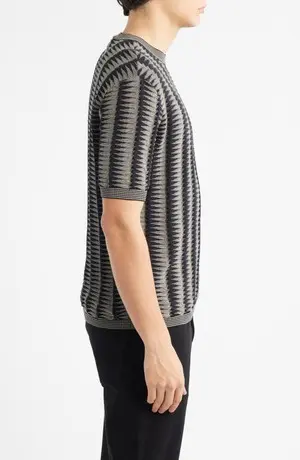 Emporio Armani Geo Print Sweater T-shirt