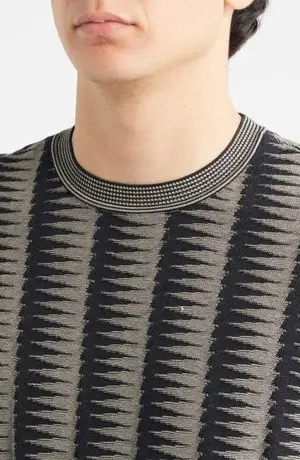 Emporio Armani Geo Print Sweater T-shirt