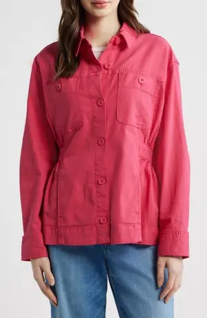 LIVERPOOL Relaxed Tie Waist Shacket