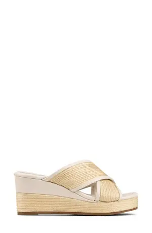 DONALD PLINER Gorgina Platform Wedge Sandal - Foam
