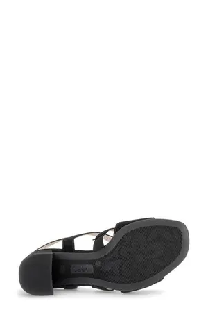 Gabor Ankle Strap Sandal - Black