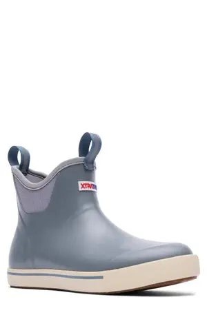 XTRATUF Waterproof Ankle Deck Boots - Grey
