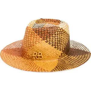 Ruslan Baginskiy Woven Straw Hat - Ginger