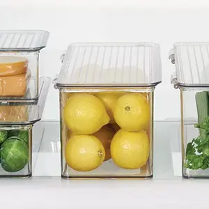 IDESIGN Stackable Hinged-lid Storage Boxset Of 6