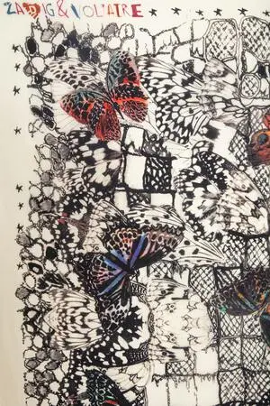 Zadig&Voltaire Blondie 135 Silk Scarf
