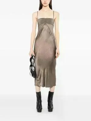 Rick Owens Paneled Midi Dress