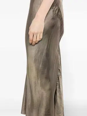 Rick Owens Paneled Midi Dress