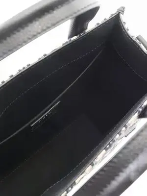 Dior Safari North-south Oblique Leather Tote Bag