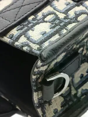 Dior Safari North-south Oblique Leather Tote Bag
