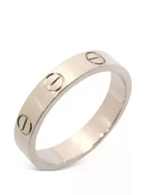 Cartier 2010s Mini Love Ring - Silver