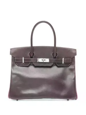 Hermès 2005 30 Birkin Tote Bag - Brown