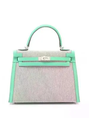 Hermès 2024 25 Kelly Leather Handbag - Neutrals