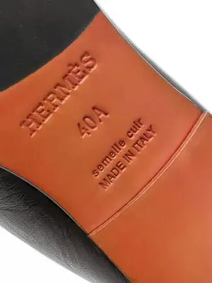 Hermès Corridian Leather Loafers