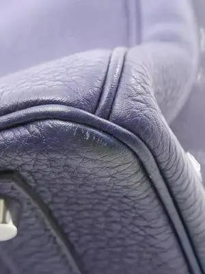 Hermès 2018 30 Birkin Leather Tote - Blue