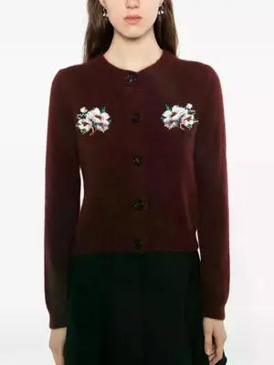 SHUSHU/TONG Bead-embellished Cardigan