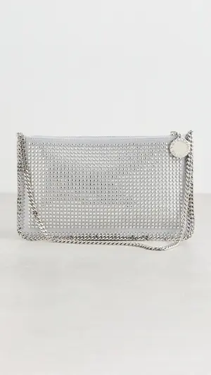 Stella McCartney Falabella Crystal Shoulder Bag - Silver