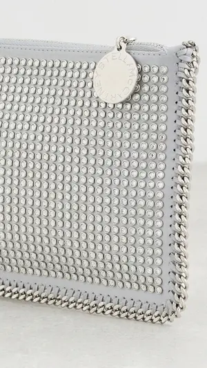 Stella McCartney Falabella Crystal Shoulder Bag - Silver
